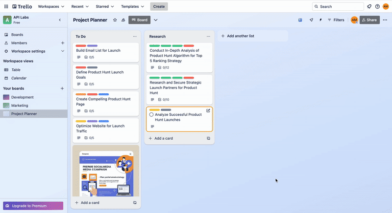 AI Project Planner Power-Up | Trello